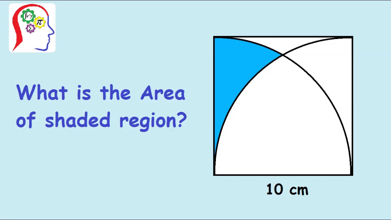 Area of Shaded Region | Area of sector, Triangle - Geometry Shapes ...