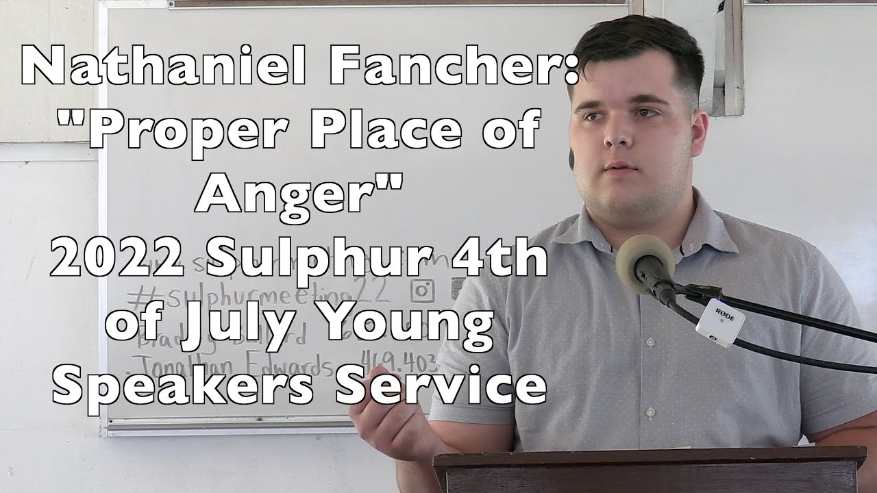 Nathaniel Fancher - Proper Place of Anger - YouTube