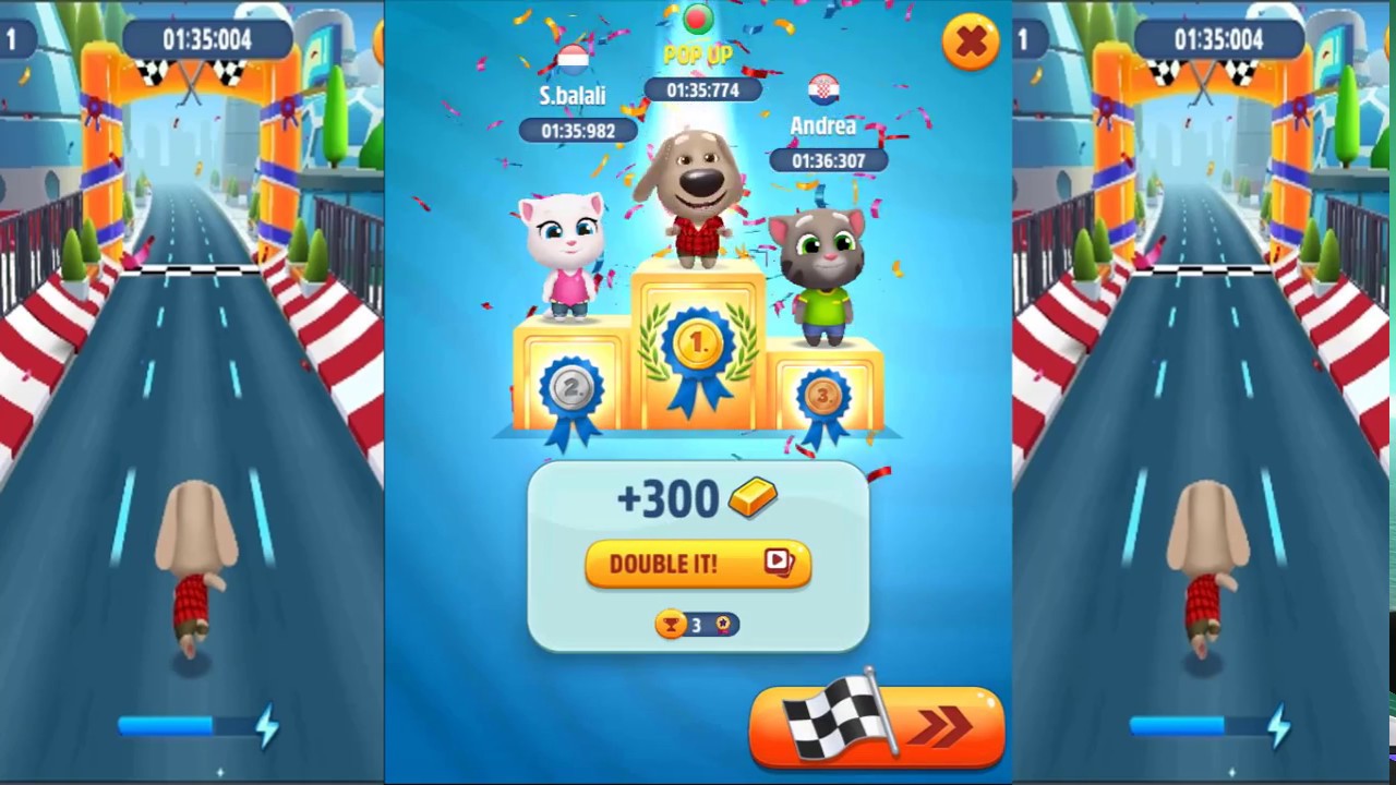 Talking Tom Gold Run . The Wining race For The All Tom Episode NO 5 ...