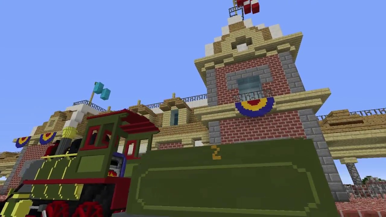 Full Disneyland in Minecraft Progress Tour! - YouTube