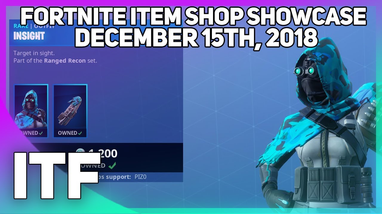 Fortnite Item Shop *NEW* LONGSHOT AND INSIGHT SKINS! [December 15th ...