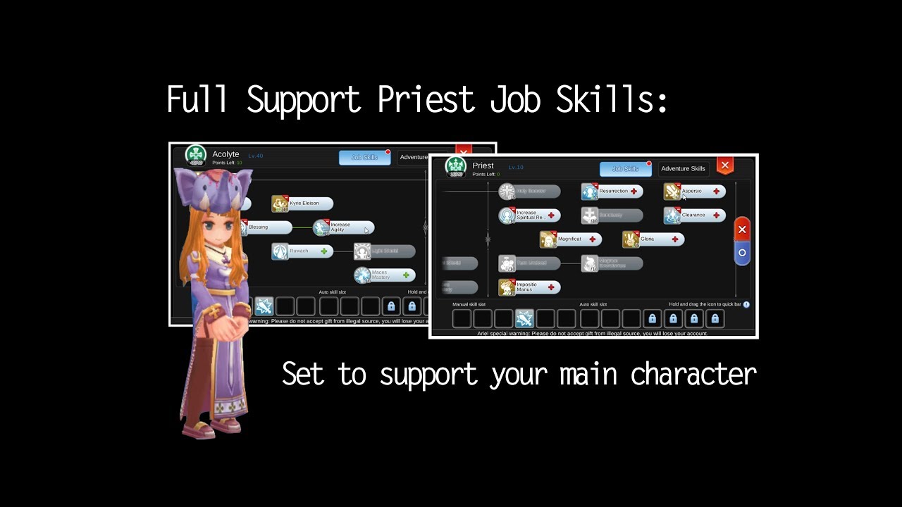 Ragnarok Eternal Love - Full Support Priest Job Skills Guide [English ...