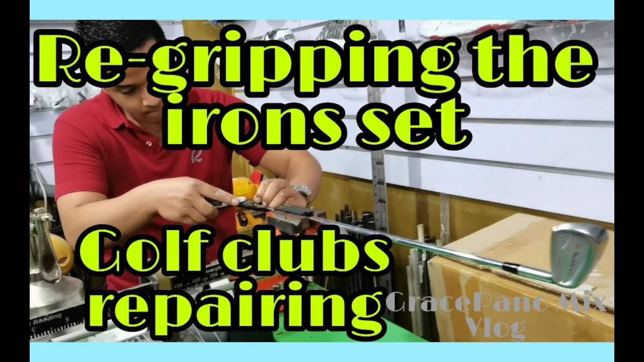 Re_grip || how to re_grip the irons set || irons club || Paano mag RE ...