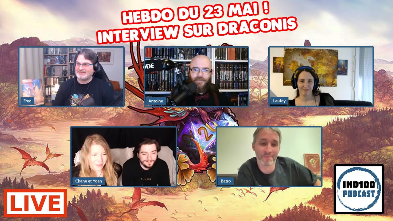 Hebdo du 23 mai - Interview sur Draconis ! - YouTube