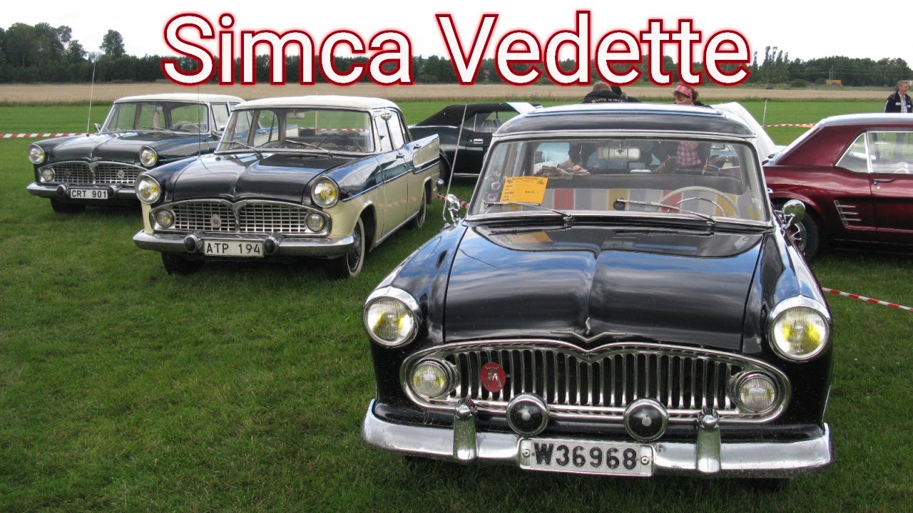 Simca Vedette: The French Sedan with American Soul - YouTube