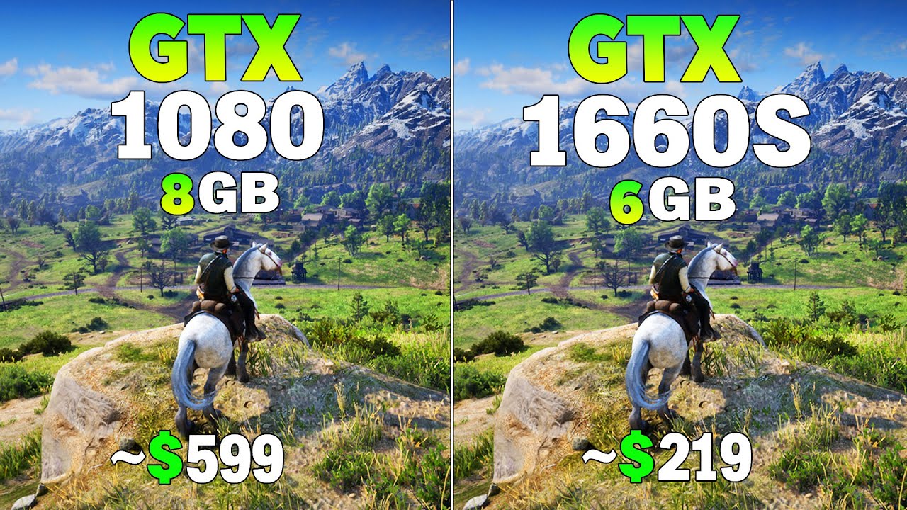 GTX 1080 vs GTX 1660 Super - Test in 8 Games - YouTube