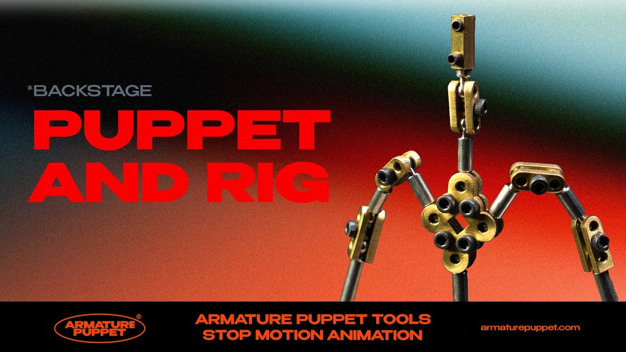 Backstage Stop Motion Armature Puppet + RIG SYSTEMS K5 SET - YouTube