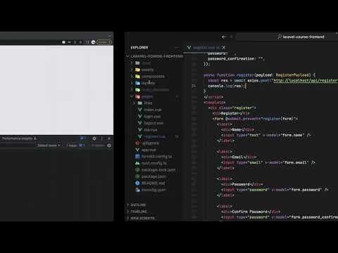 5 register users with laravel sanctum and fortify for a vue js spa ...