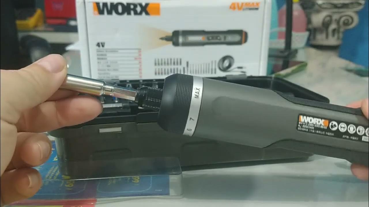 Parafusadeira WORX WX242 - YouTube