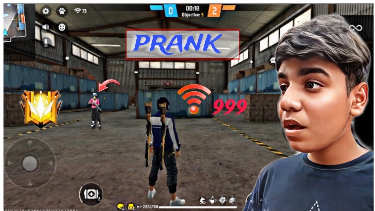Network prank in free fire max|| free fire first video 2025 || prank ...