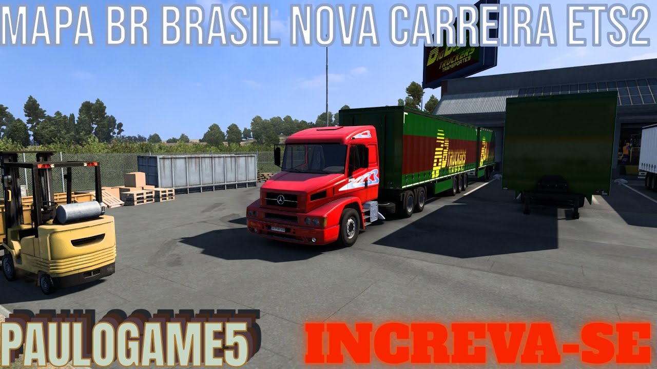 MAPA BR BRASIL ETS2 UMA NOVA CARREIRA NA SIMULAÇÃO 100%. - YouTube
