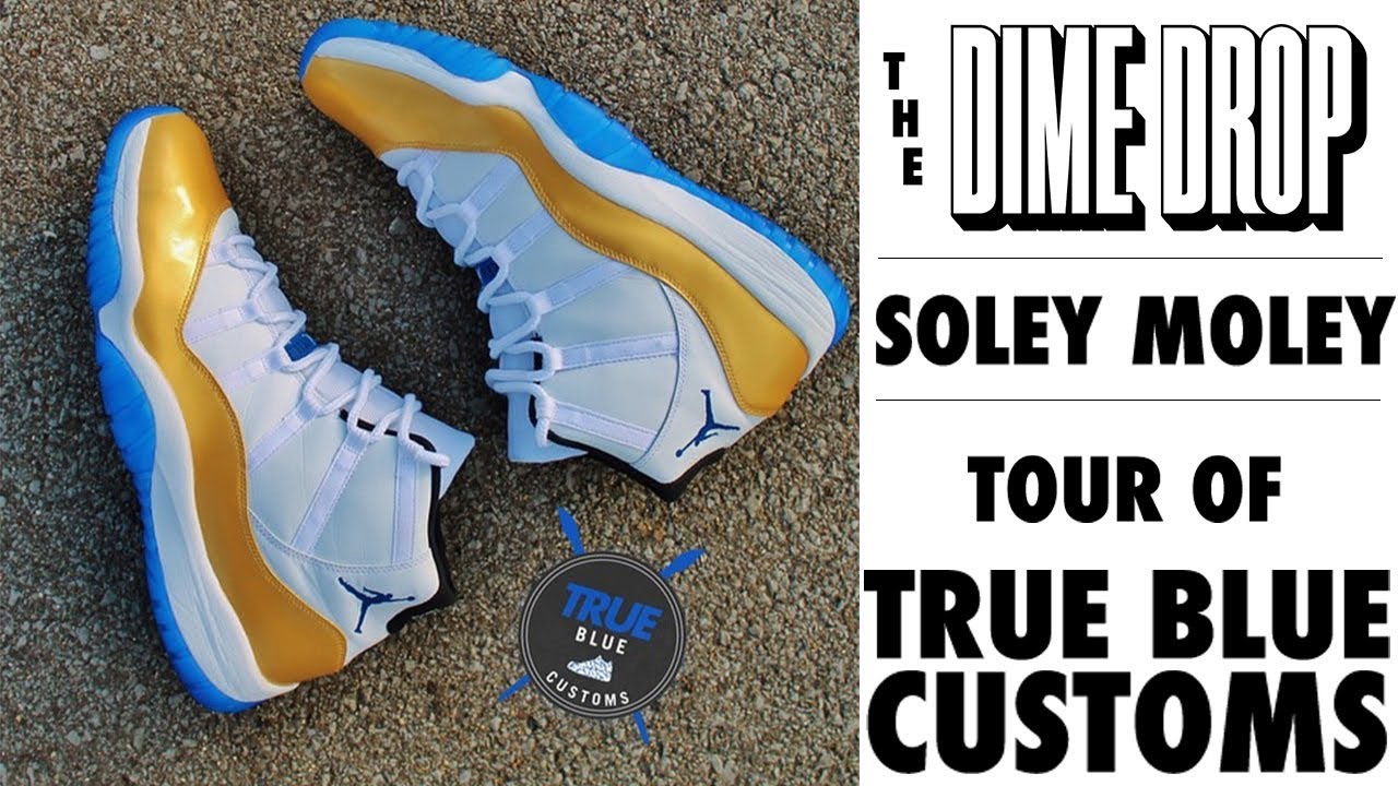 Soley Moley - We Toured True Blue Customs Killer Custom Sneaker ...
