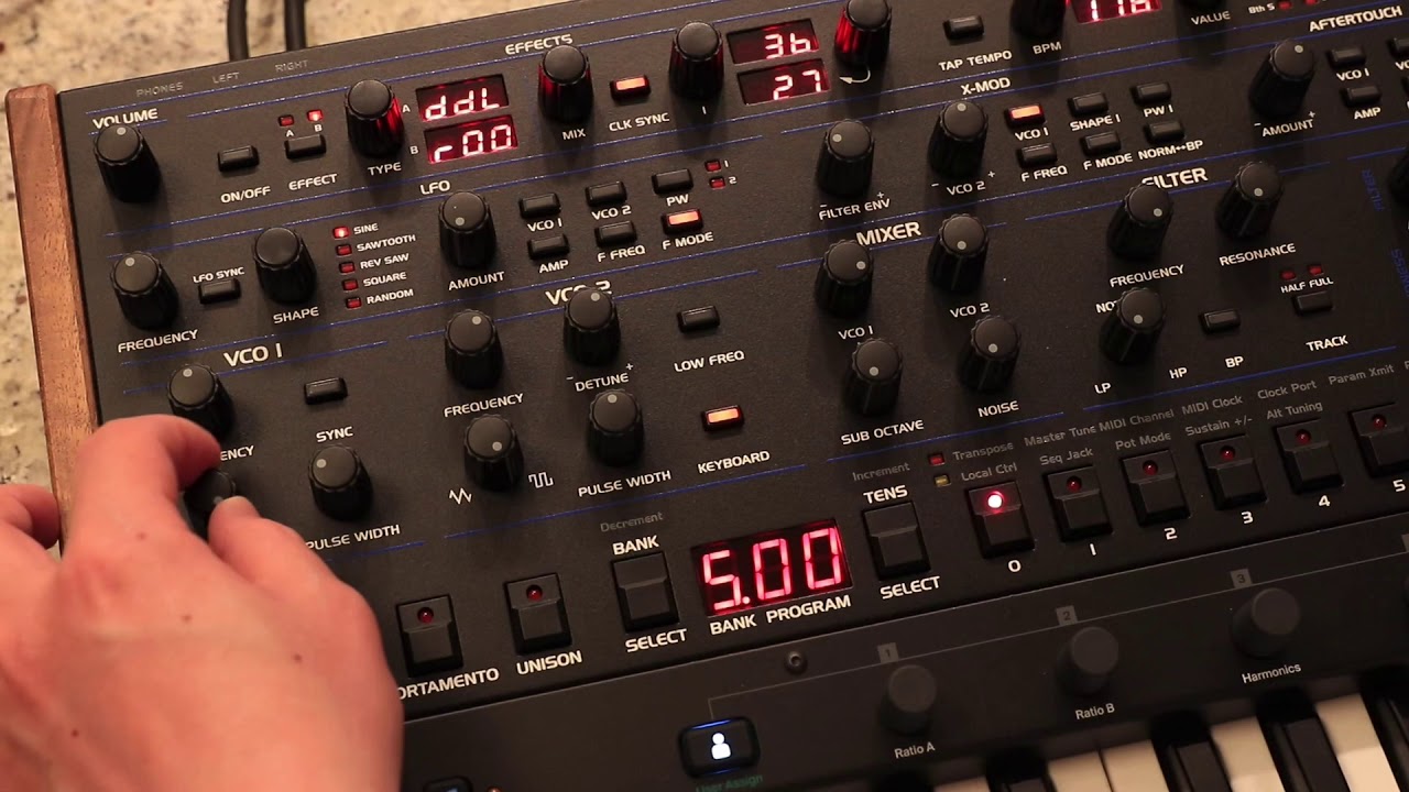 200426 Dave Smith Sequential OB-6 Desktop - YouTube