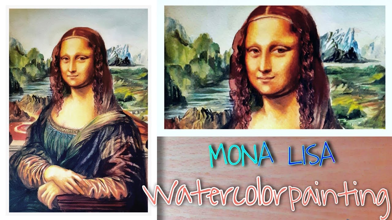 Mona Lisa / time-lapse painting/ #monalisa #leonardodavincipainting ...