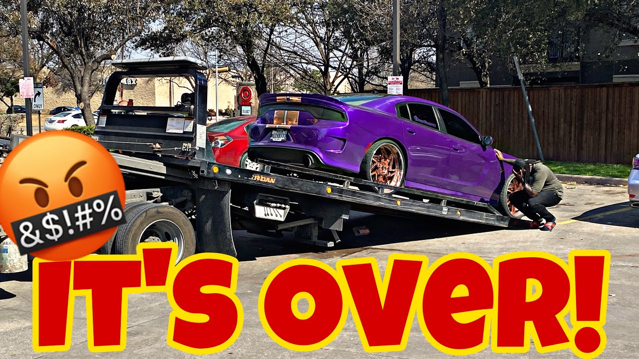 This Dodge Charger Hellcat Is Destroyed! - YouTube