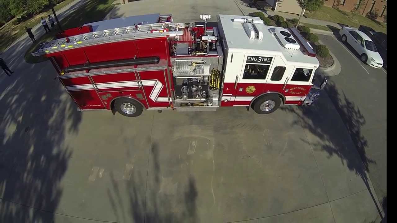 Wake Forest Fire Department Engine 3 - Pierce Saber Sexy. - YouTube