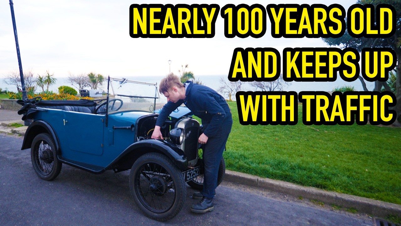 Look mom no computer brummar runt i en Austin 7. Från 1929. | Feber / Bil