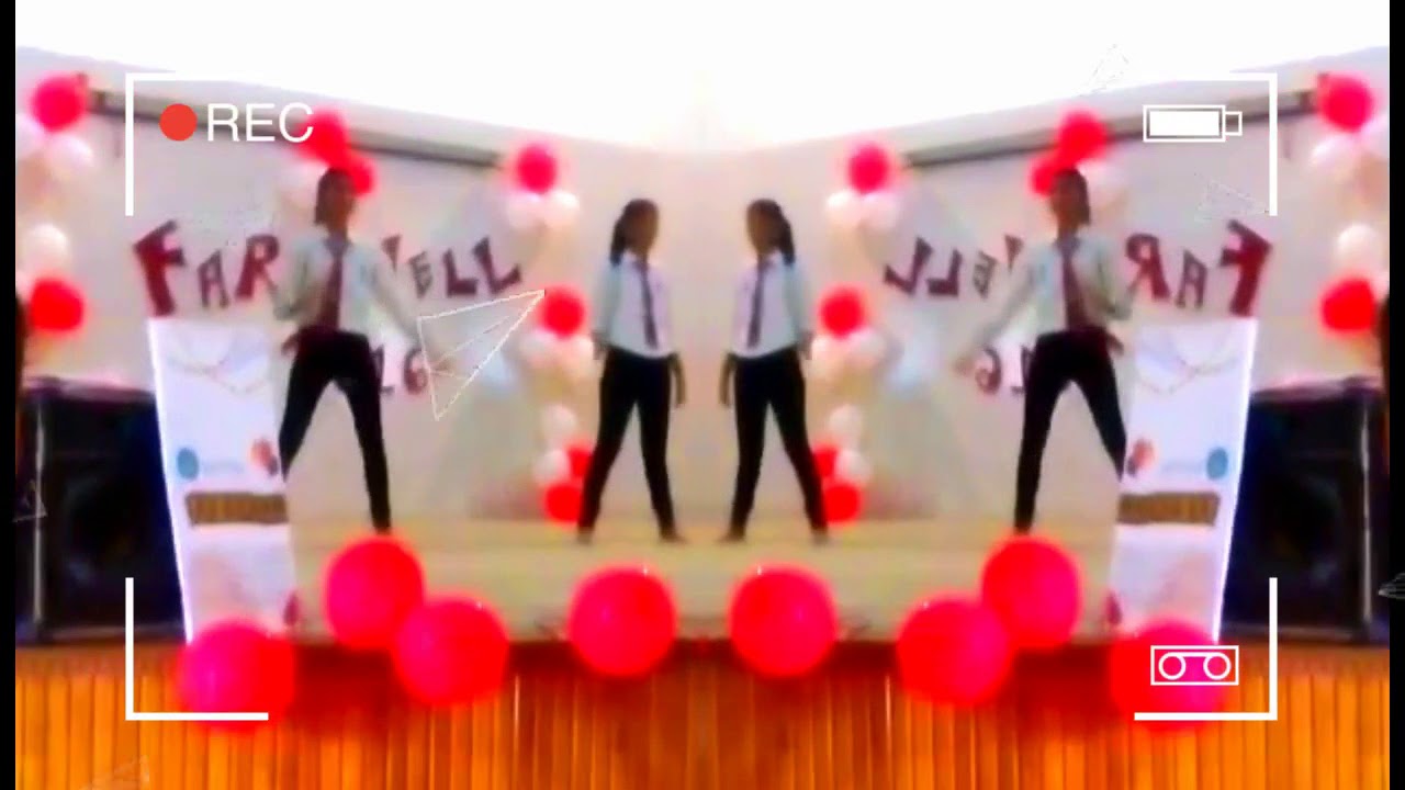 girls group dance dance class 12 SHMD school 2018 - YouTube