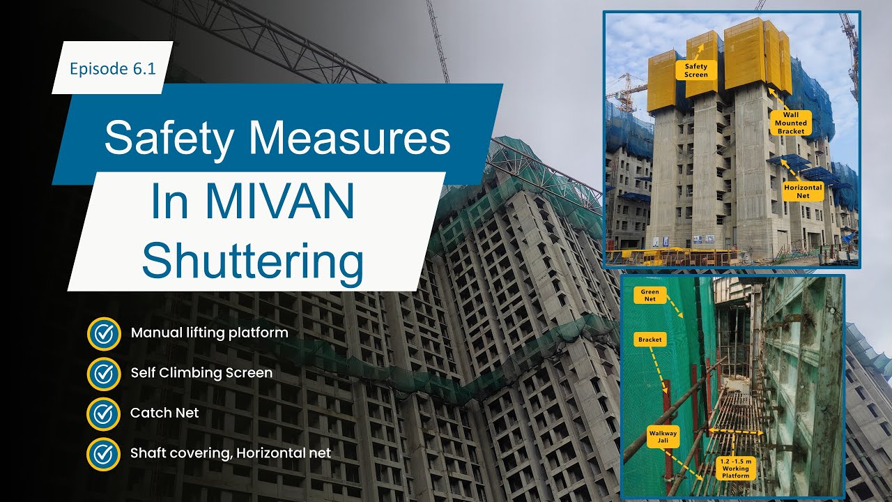 MIVAN shuttering l Safety Measures l Catch Net l Horizontal Net l ...