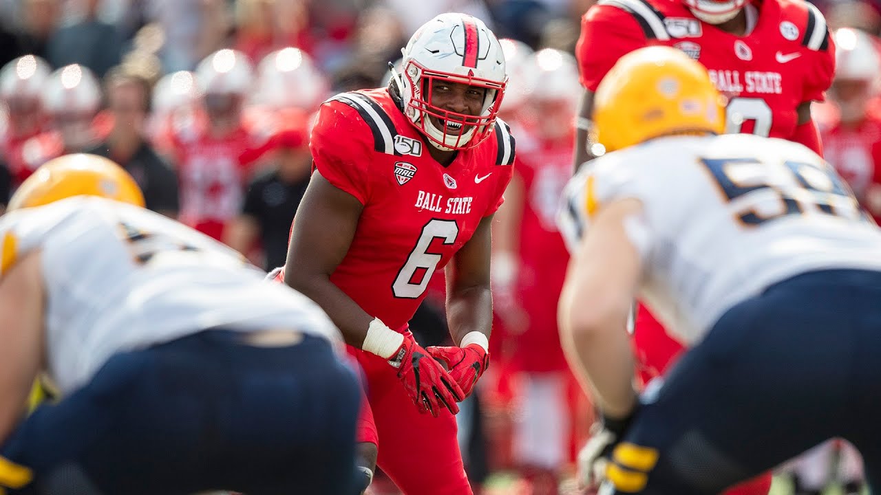 Ball State LB Jaylin Thomas Highlights Redshirt Junior Season - YouTube