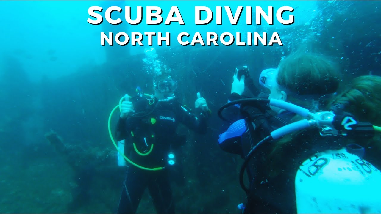 Scuba Diving off the Coast of Carolina Beach, North Carolina - YouTube