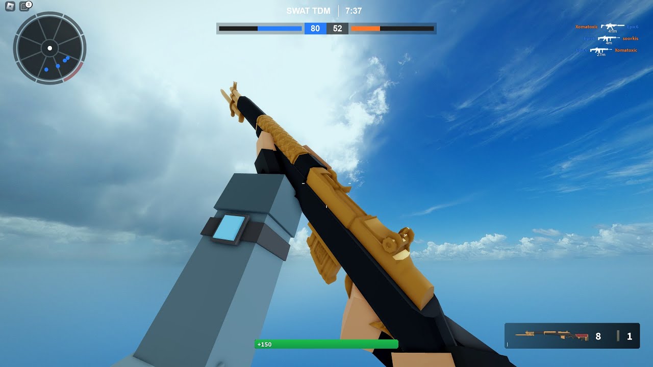 M1 Garand Gilded Legendary Skin [Roblox Bad Business] - YouTube