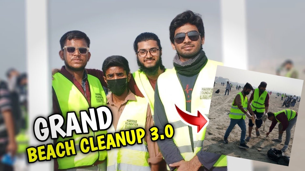 We Cleaned the Beach Small Action Big Impact 😄 MOIZ SHEIKH VLOGS ...