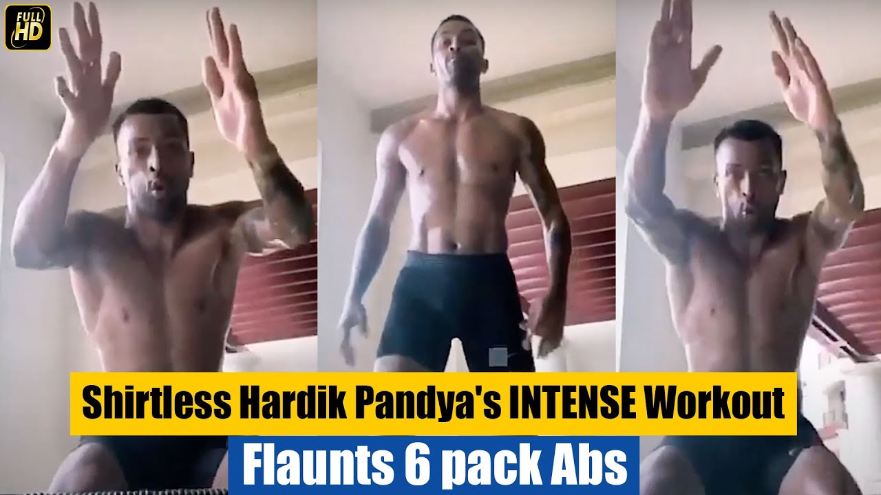 Shirtless Hardik Pandya's INTENSE Workout Session For FIT Body ...