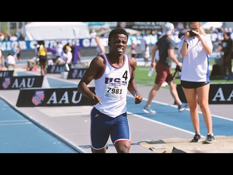 Brandon Miller CHASES after 1,500m National Record at AAU In 2018 and ...