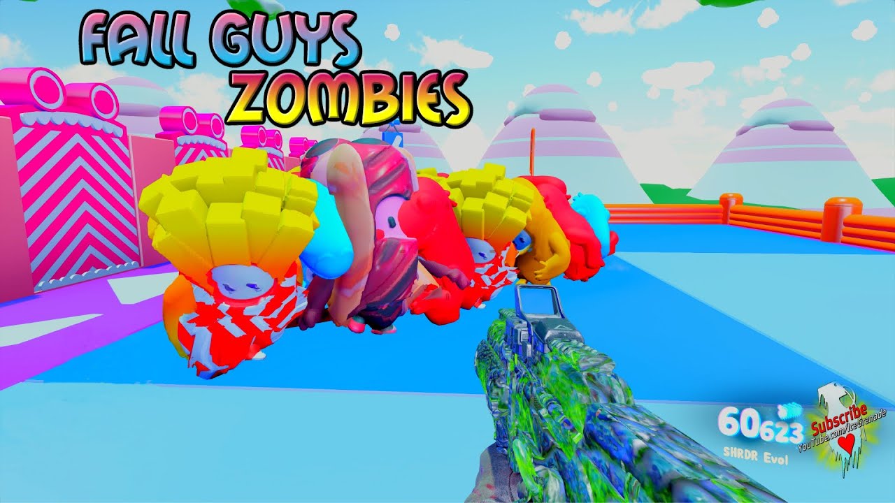 Bo3 New Custom Zombies Fall Guys - YouTube