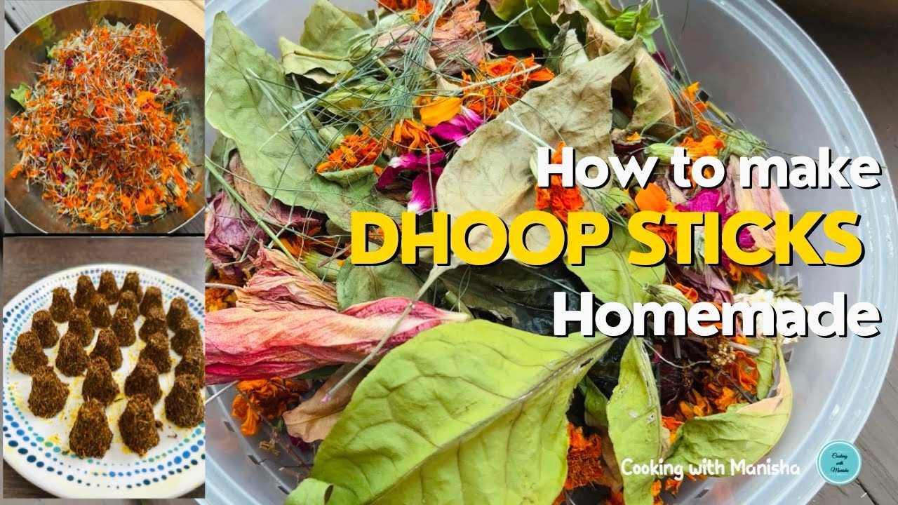 भगवान को चढ़ाये हुए फूलो से धूप कैसे बनाये | how to make homemade dhoop ...