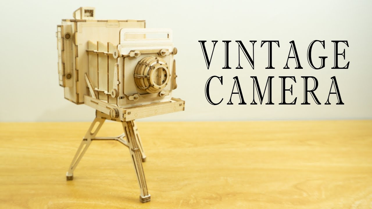 ROBOTIME VINTAGE CAMERA LASER CUTTING YEAH! - YouTube