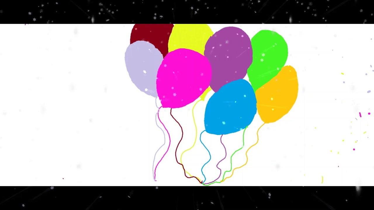 How to Draw Party and Birthday Balloons Step by Step! - YouTube