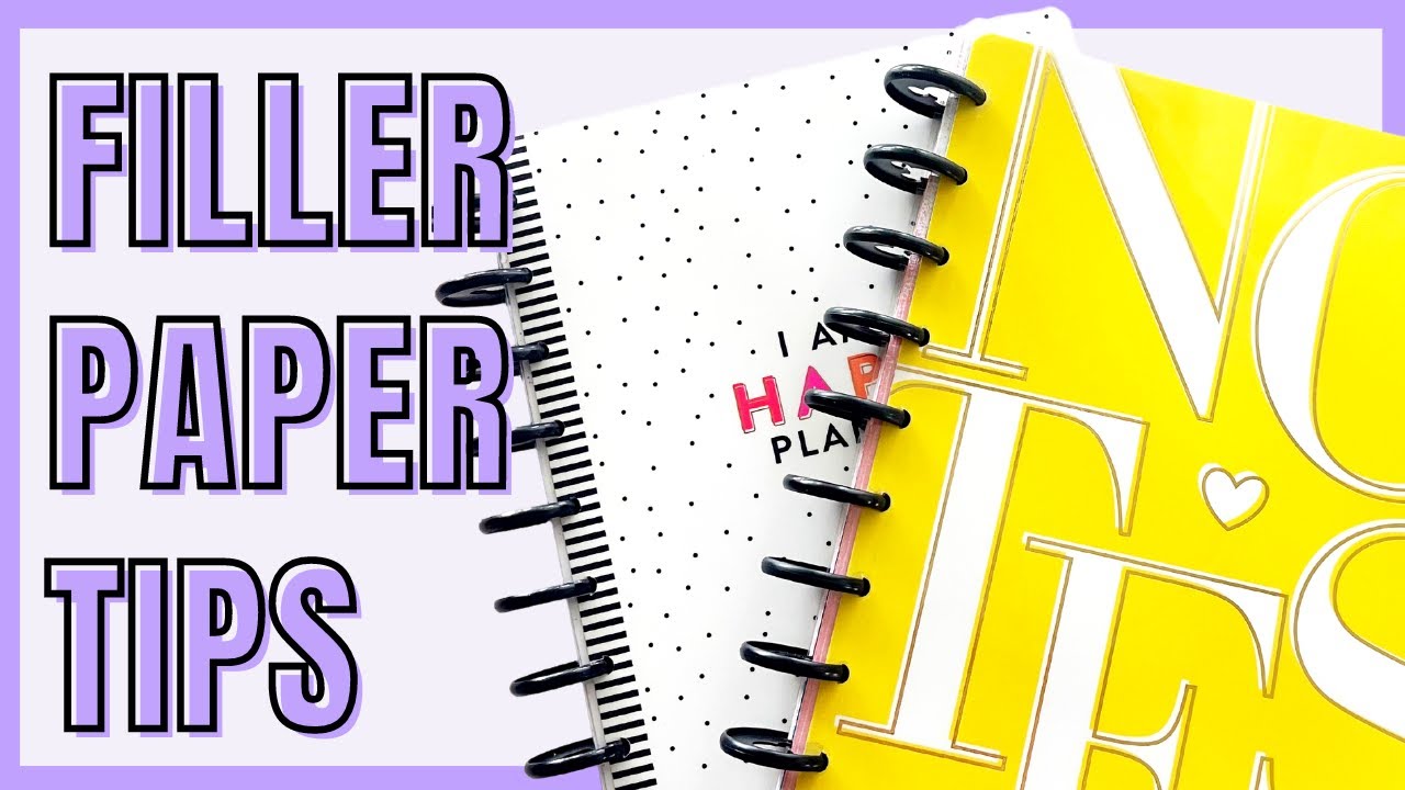 FILLER PAPER TIPS & TRICKS | STORAGE IDEA AND USING YOUR PAPER ...
