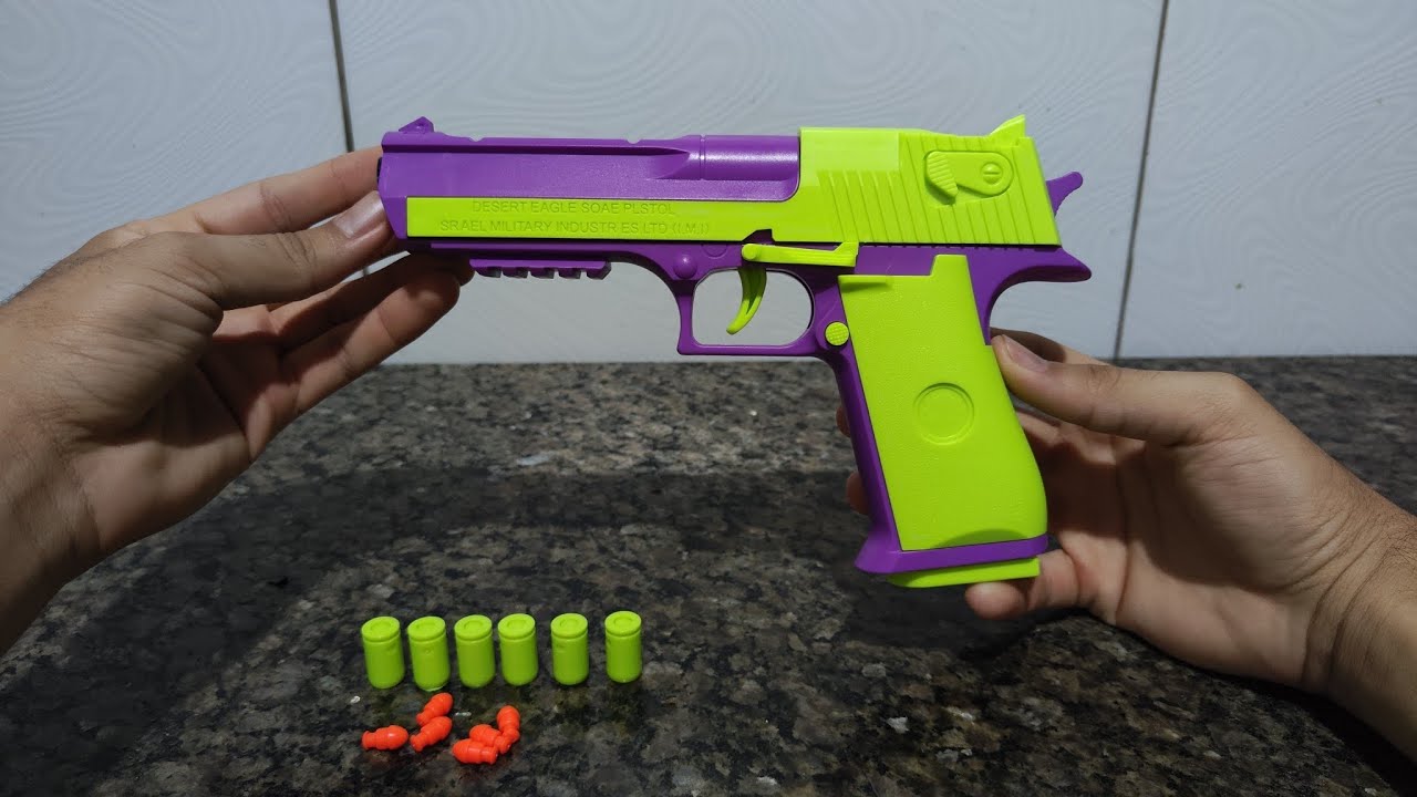 Desert Eagle Auto Arma de Brinquedo do ALIEXPRESS - Unboxing 2024 - YouTube