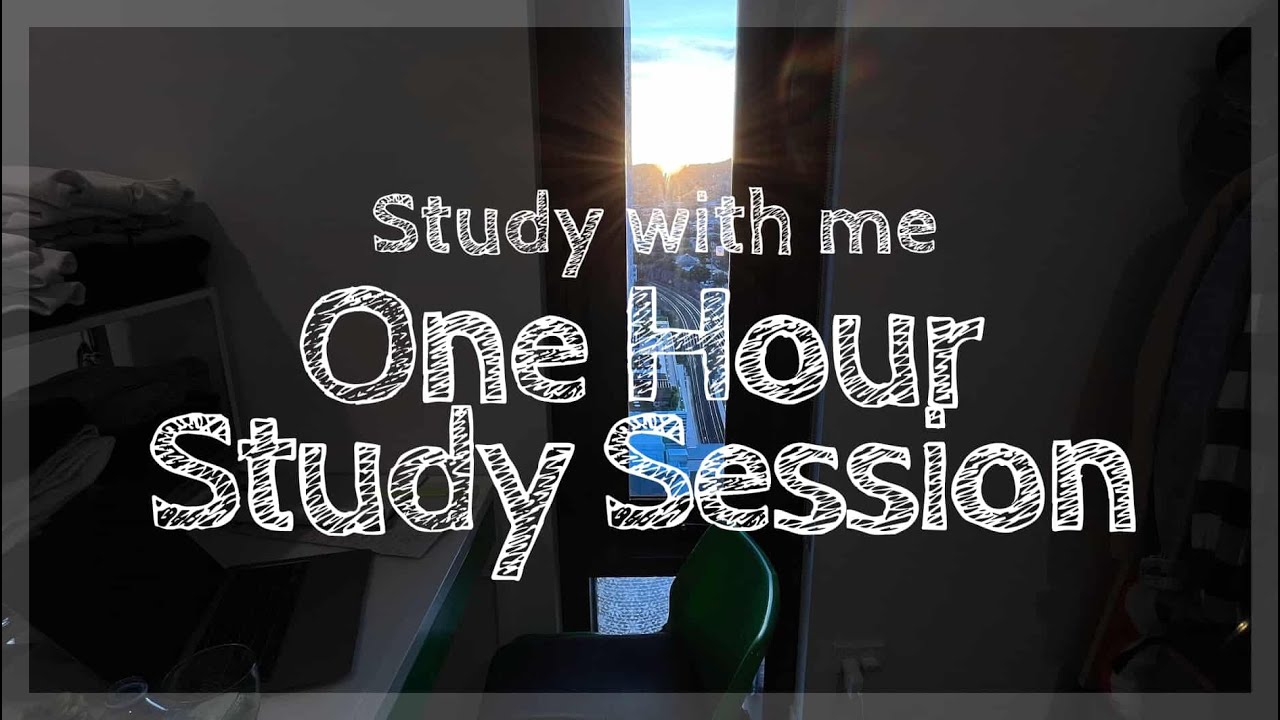 [Study with Me] 1 Hour Study Session - YouTube