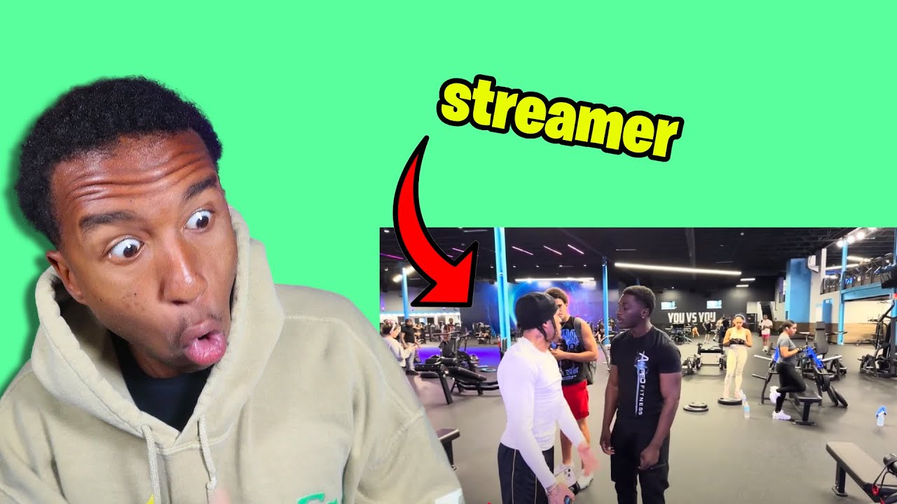 streamer tries to press Gym employee?? *GETS BANNED!* - YouTube
