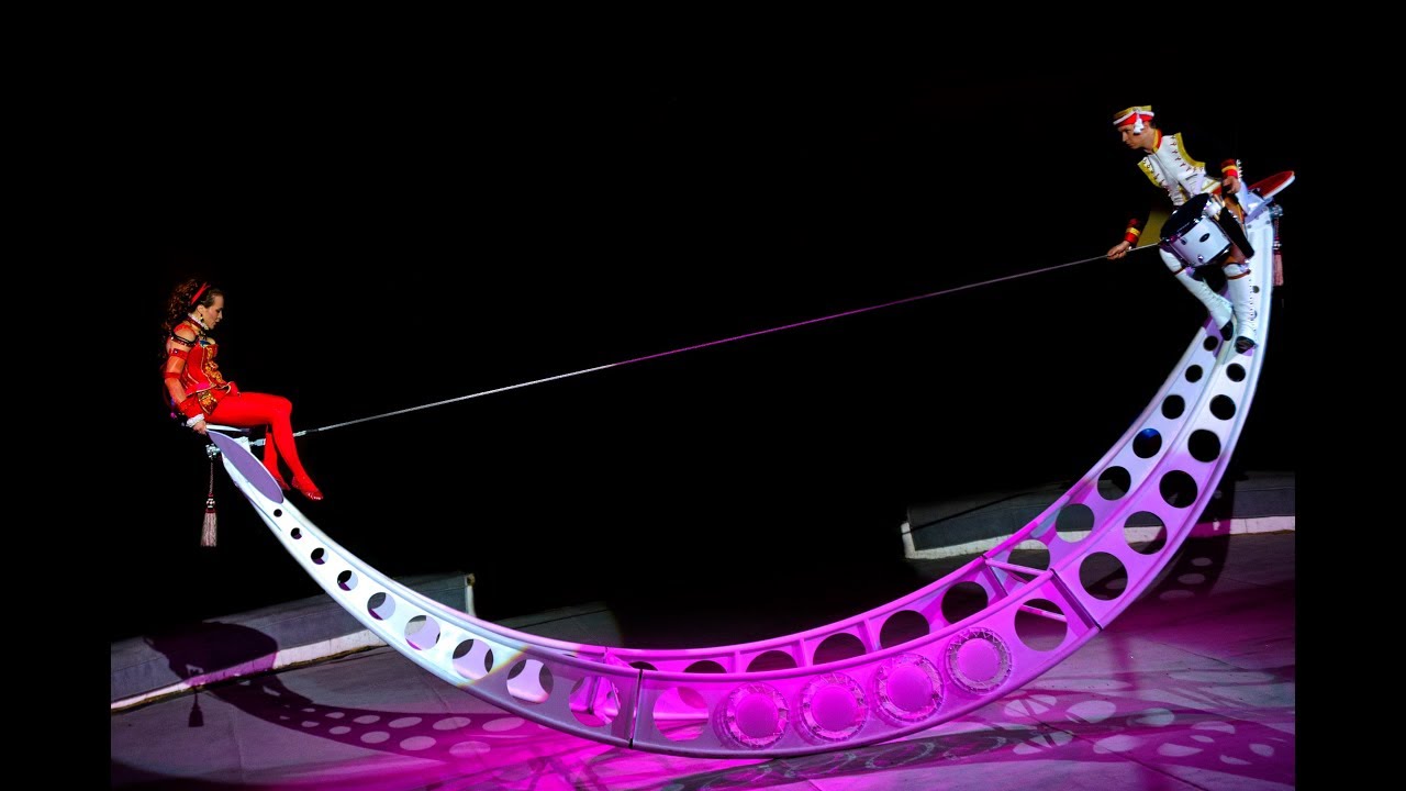 Original circus wire show - YouTube