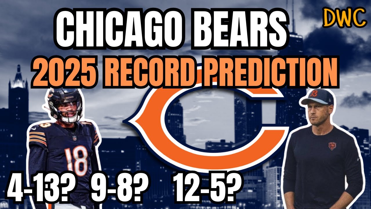 Chicago Bears 2025 Record Prediction! Full GAME BY GAME Picks! - YouTube