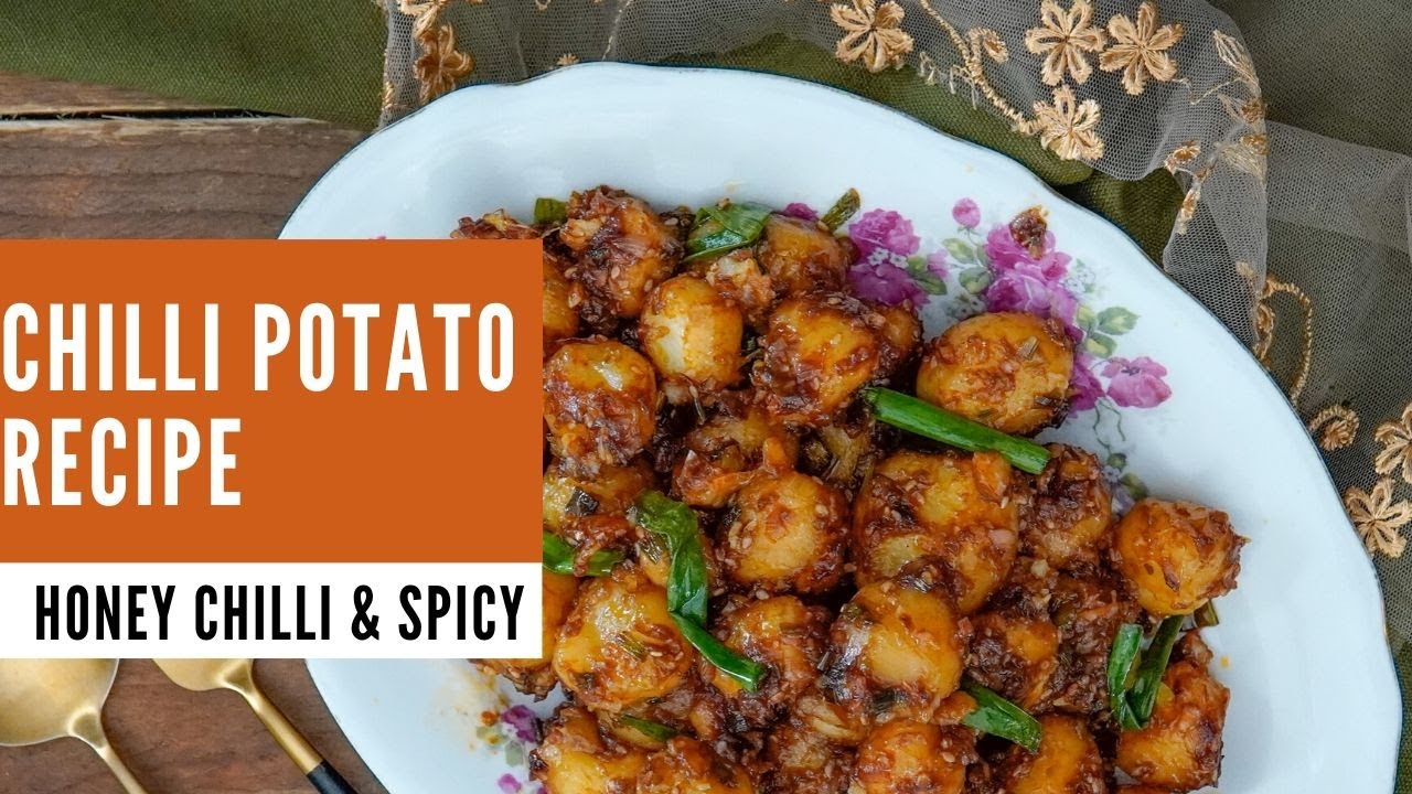 Sesame Chilli Potato Recipe - Indian Chinese | Indo Chinese by Archana ...