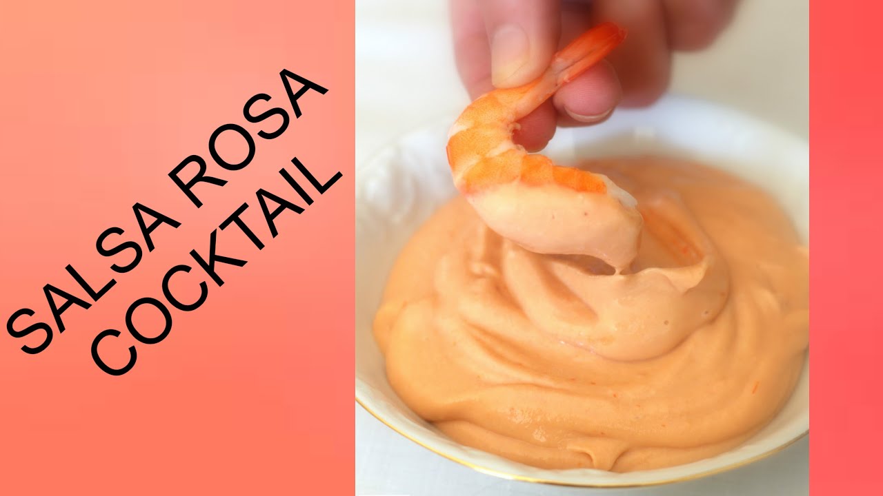 Como hacer SALSA ROSA en 1 MINUTO [] SALSA CÓCTEL [] Cocina con Luis ...