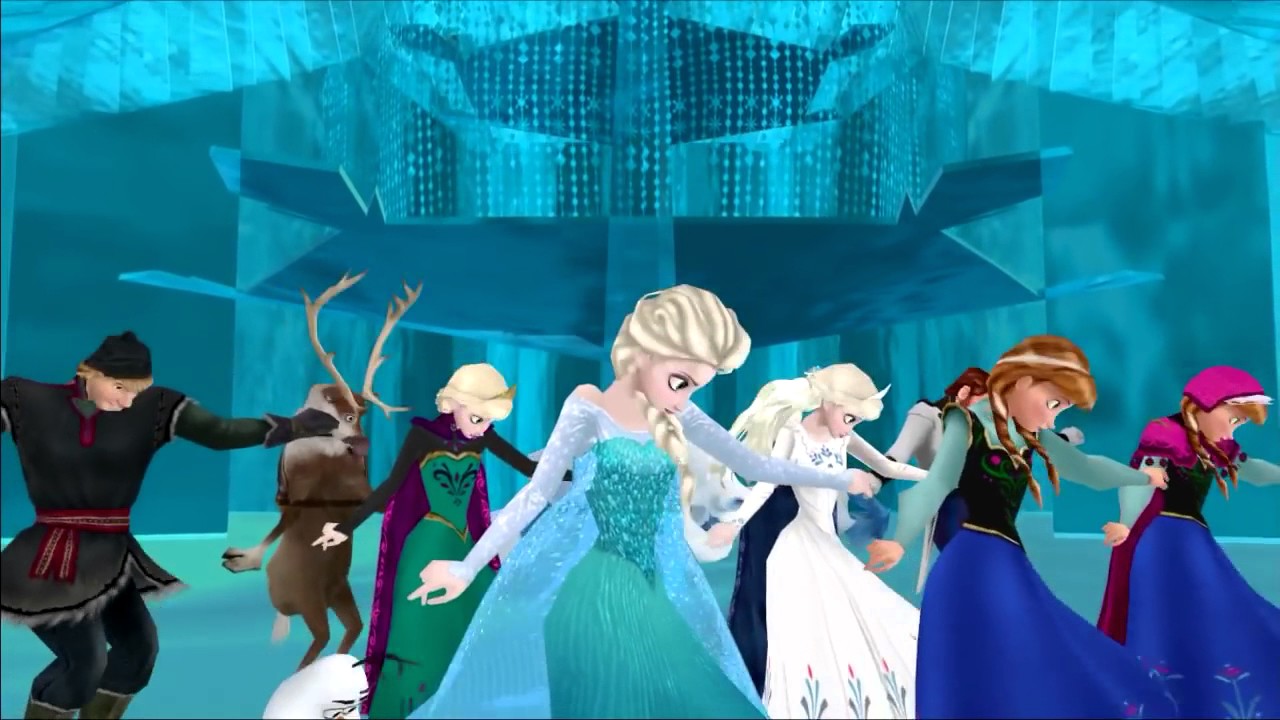 MMD frozen part 2 - YouTube