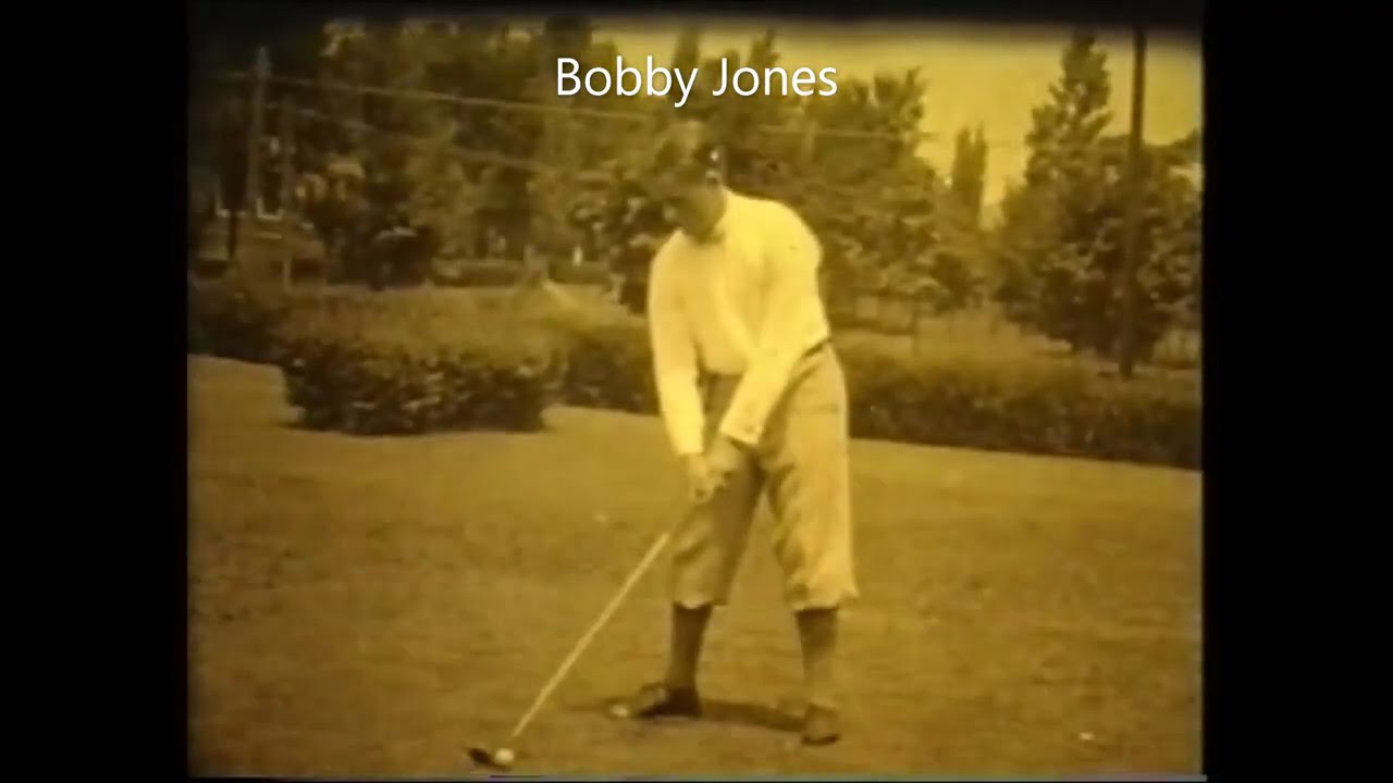 Bobby Jones Golf Swing in Slow Motion - YouTube