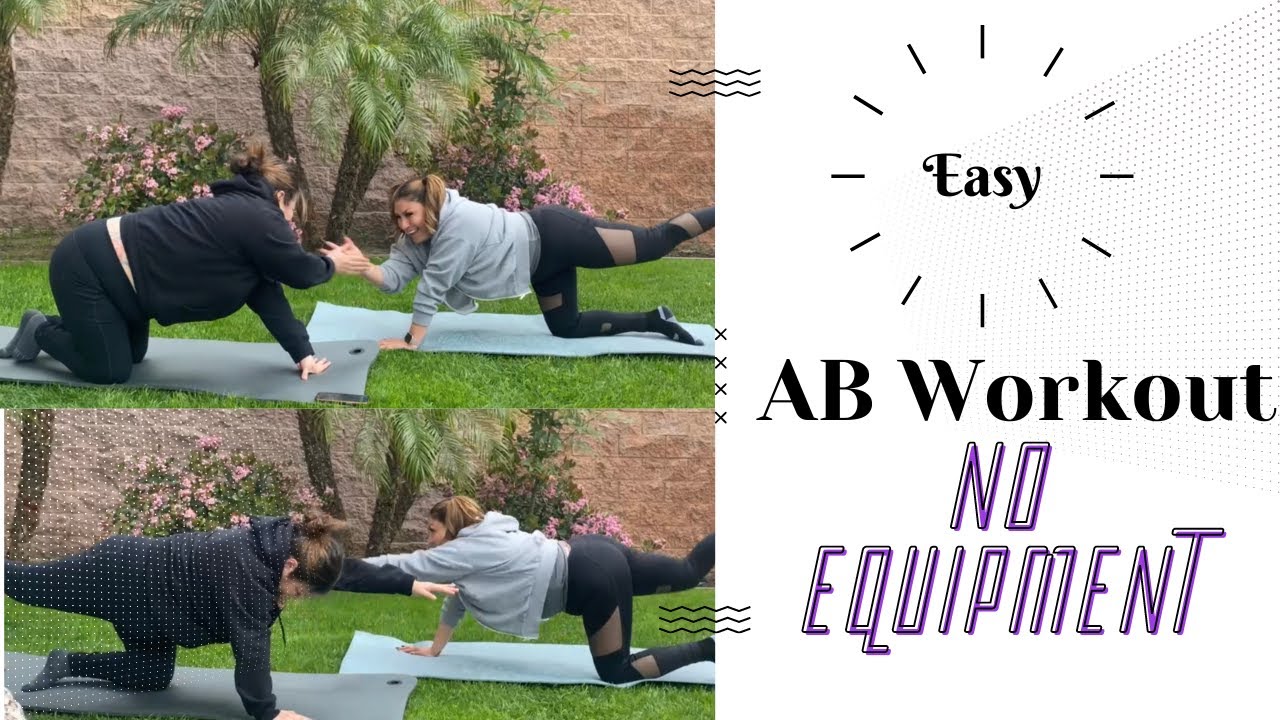 Easy AB workout: No Equipment Needed. - YouTube
