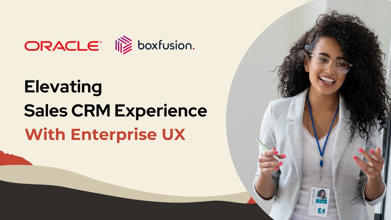 Elevating Sales CRM Experience with Enterprise UX - YouTube