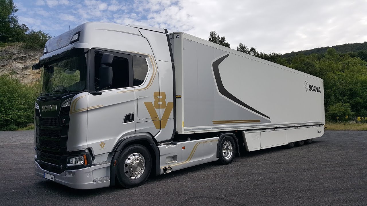 Scania S 650 V8 - YouTube