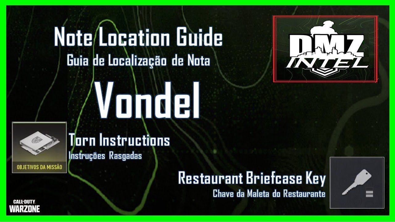 DMZ | Vondel Notes | Torn Instructions | Instruções Rasgadas - YouTube