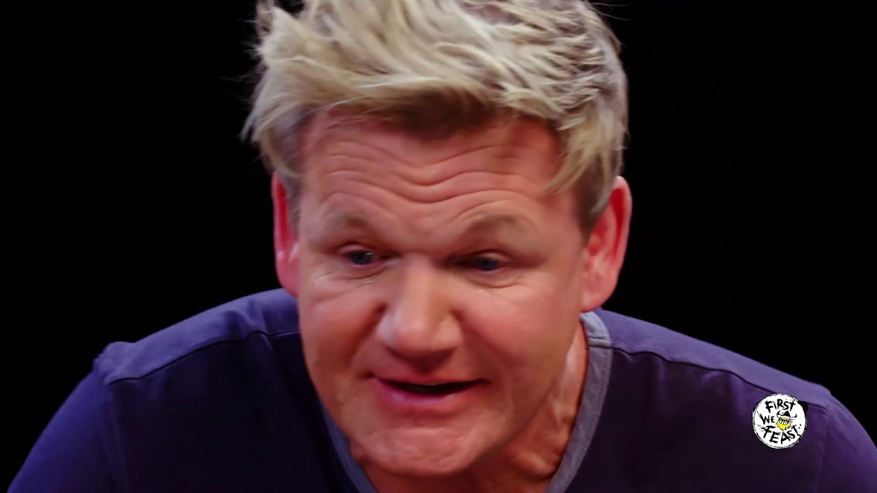 Everytime Gordon Ramsay Swears on Hot Ones - YouTube