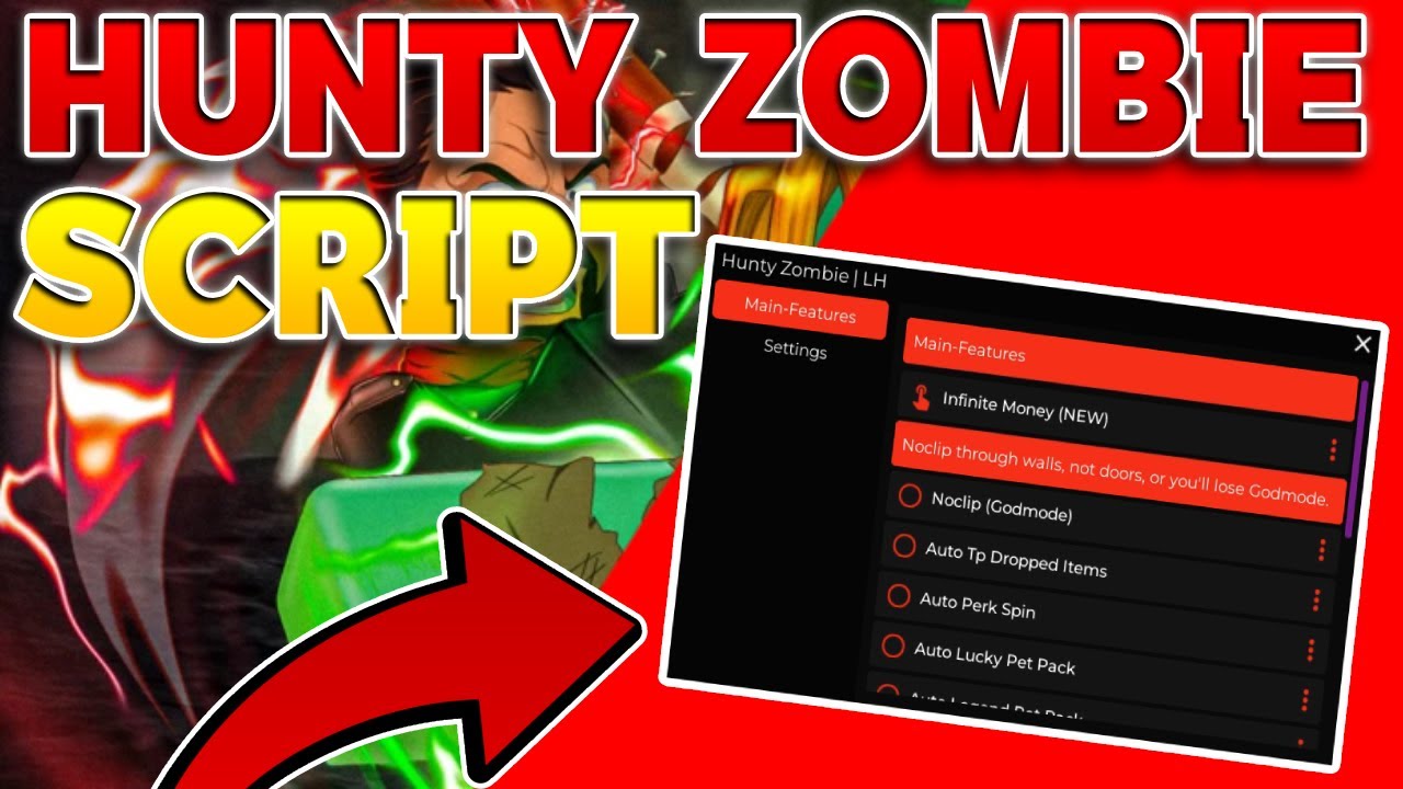 Hunty Zombie Script (NO KEY) | Infinite Spins, AutoFarm, Godmode & More! - YouTube