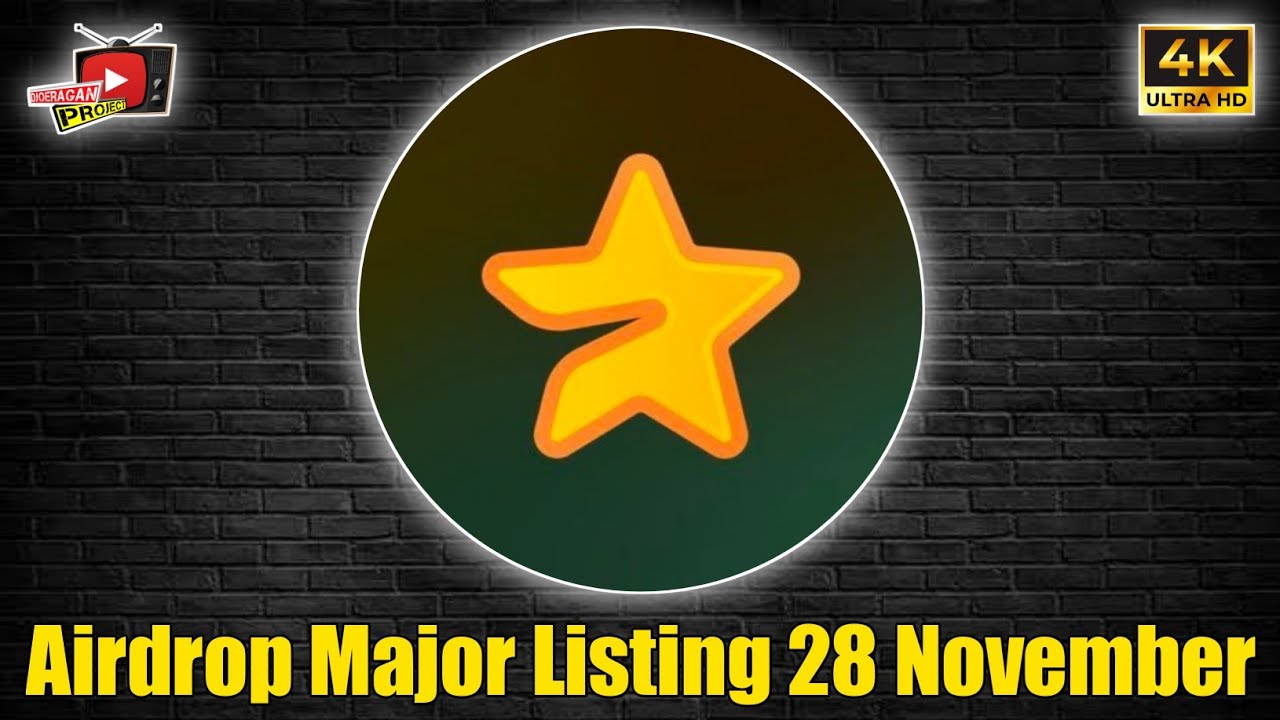 Airdrop Major Update 28 November Listing Di Beberapa Exchange Ternama ...
